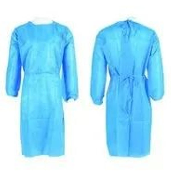 Disposable Gown (Blue) - Advanced Healthcare Technologies Ltd